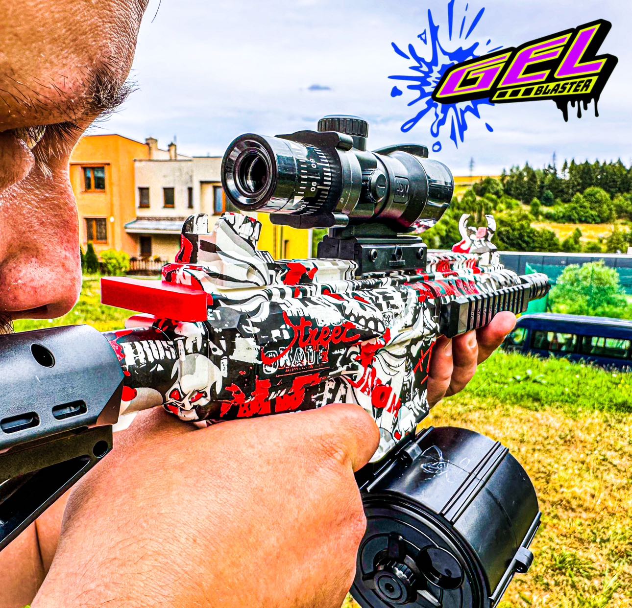 GEL GUN - Pistole na gelové kuličky!