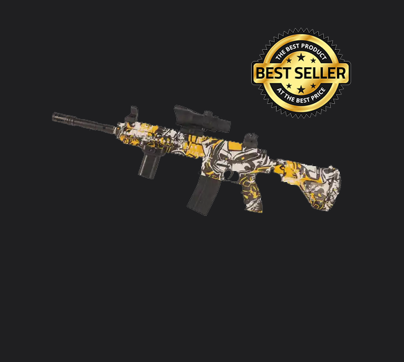 M416 ŽLUTÁ pistole na vodní gelové kuličky – GEL GUN